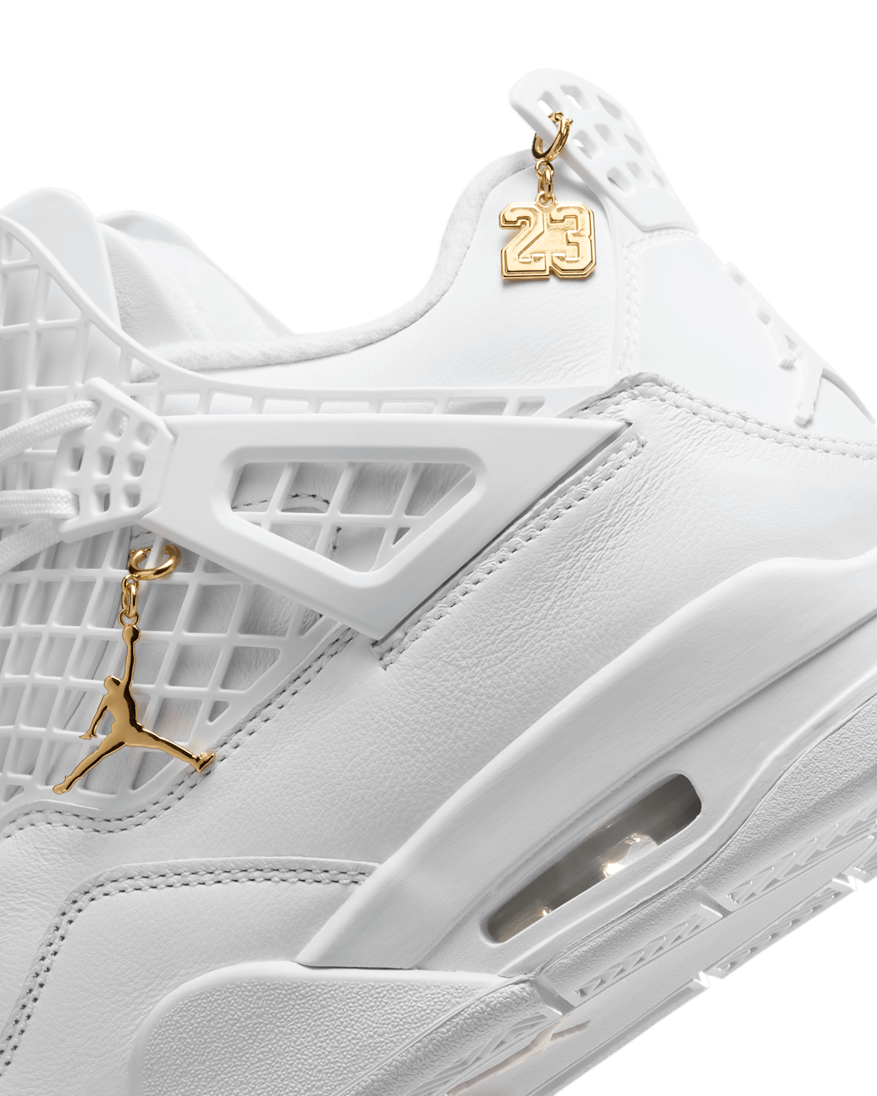 Fecha de lanzamiento de los Air Jordan 4 Net "Triple White" para mujer (FN7251-107). Nike SNKRS
